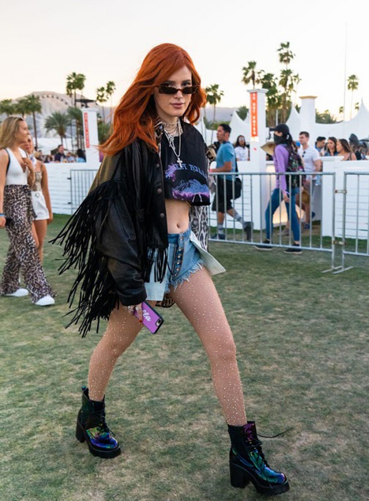 Bella Thorne, Rocking out at Coachella 2019 | MyHollywooddaily.COM